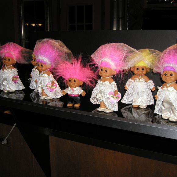 Bridal Toll Doll - Maid Gift Accessory | Accessories | Troll Doll Bride ...